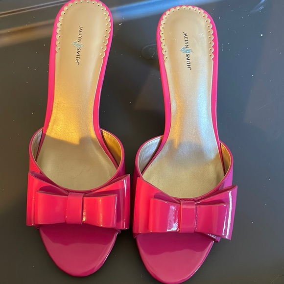 Jaclyn Smith | Shoes | Peek A Boo Shoe Jaclyn Smith Hot Pink Open Toe ...